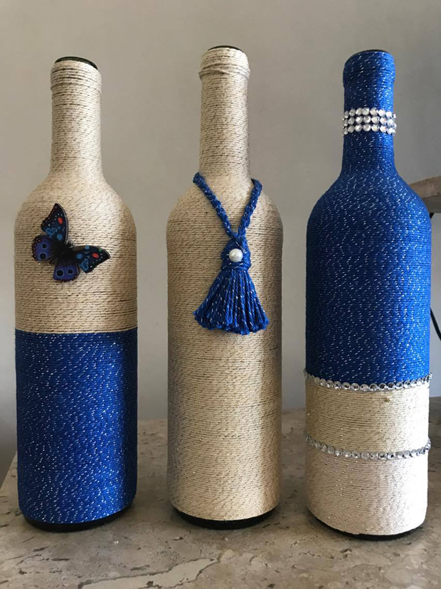 Garrafas de Vidro Decoradas: 20 Ideias